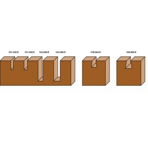 12 piece dovetail bits “advanced set” | Sistemi Klein