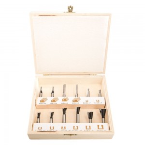 12 piece dovetail bits “advanced set” | Sistemi Klein
