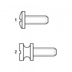 slotted cheese head screws | Sistemi Klein